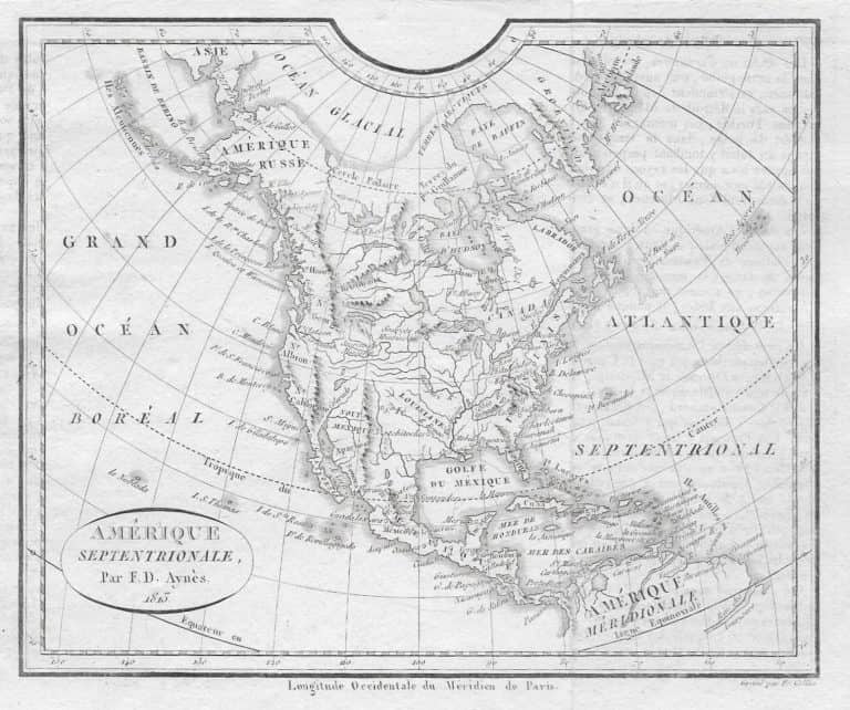 No. 1514 North America, 1813 | Circle 7 Framing