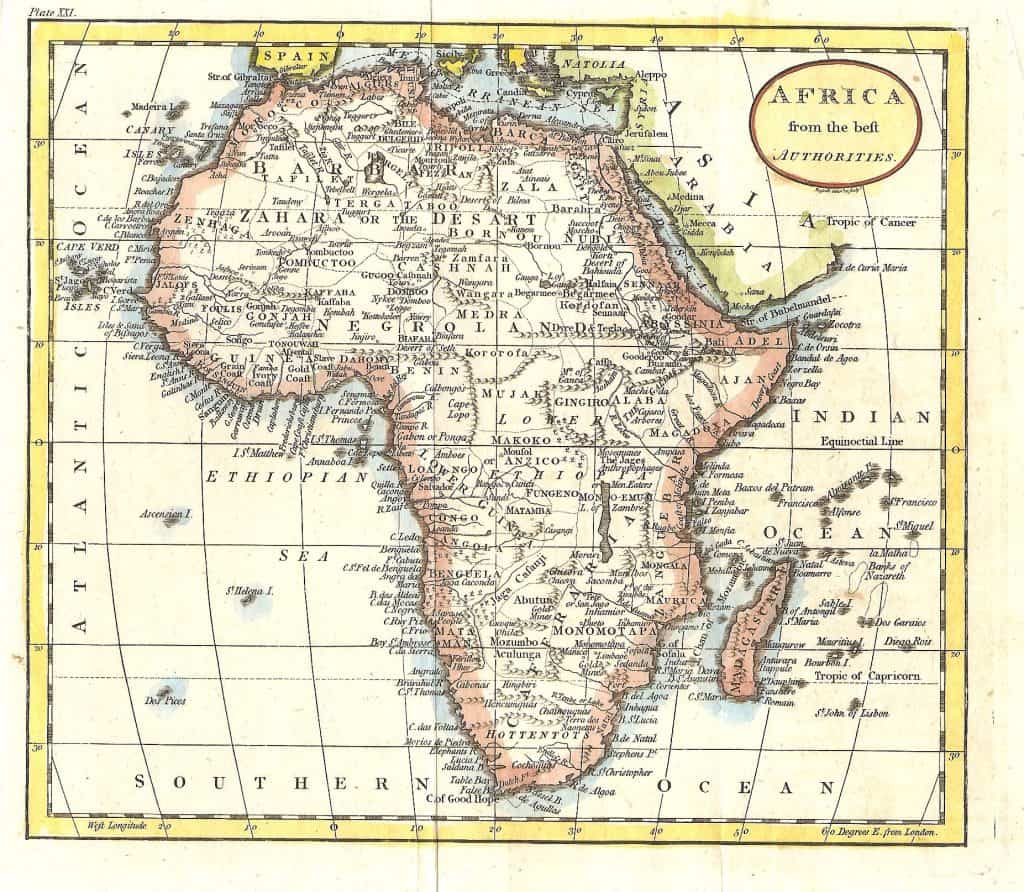 No. 1770 Africa, 1794 | Circle 7 Framing